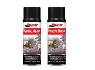 Tomcat Rodent Block Pest Control Foam For Mice 12 oz ~ 2-Pack | eBay