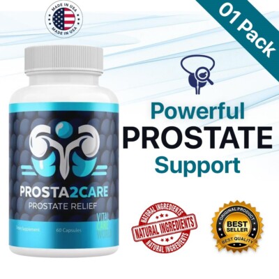 (1 Pack) Prosta2Care Pills for Men, Prosta 2 Care Supports Male ...