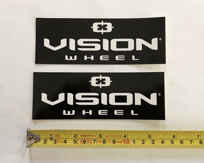 2 VISION WHEELS DECALS STICKERS offroad utv racing overland trails ...