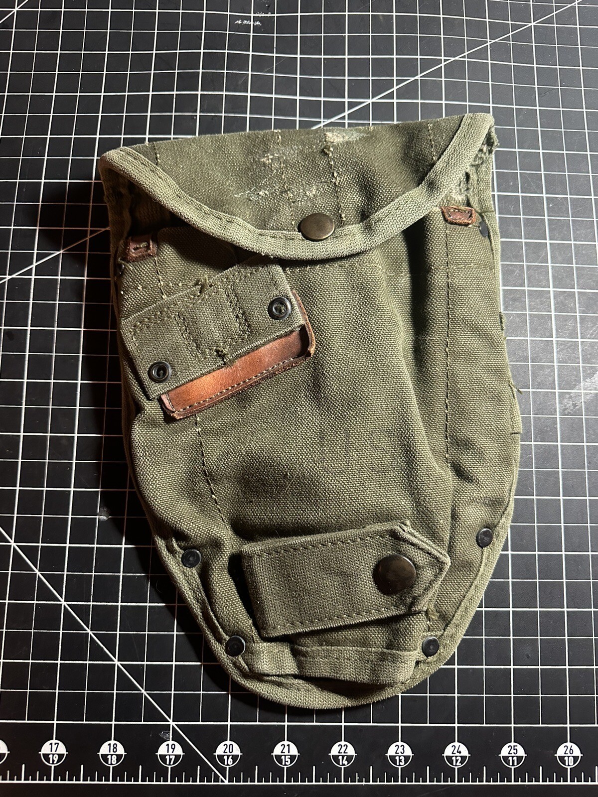 ORIGINAL USMC/USGI M1956 ENTRENCHING TOOL POUCH VIETNAM ISSUE GREAT ...