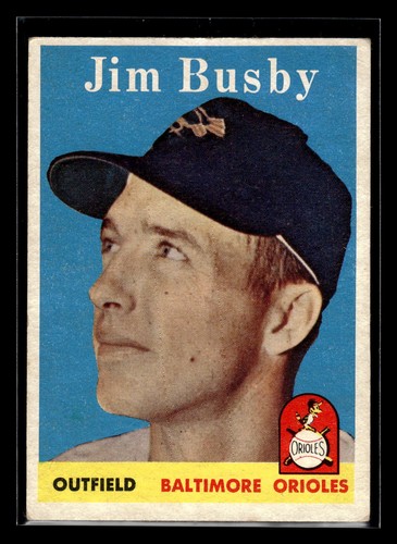 1958 Topps #28 Jim Busby VG-EX+ Baltimore Orioles | eBay