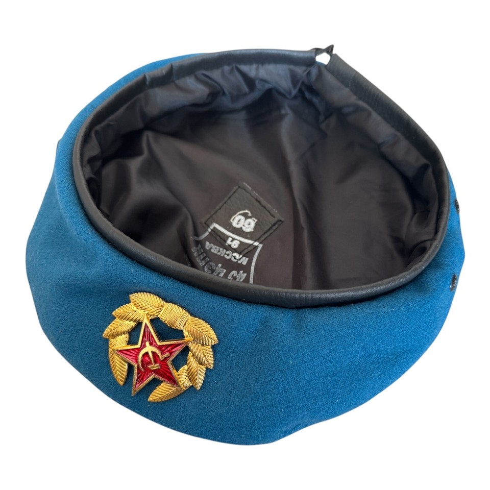 USSR Soviet Style Russian Army Uniform Blue VDV Paratrooper Beret Cap ...