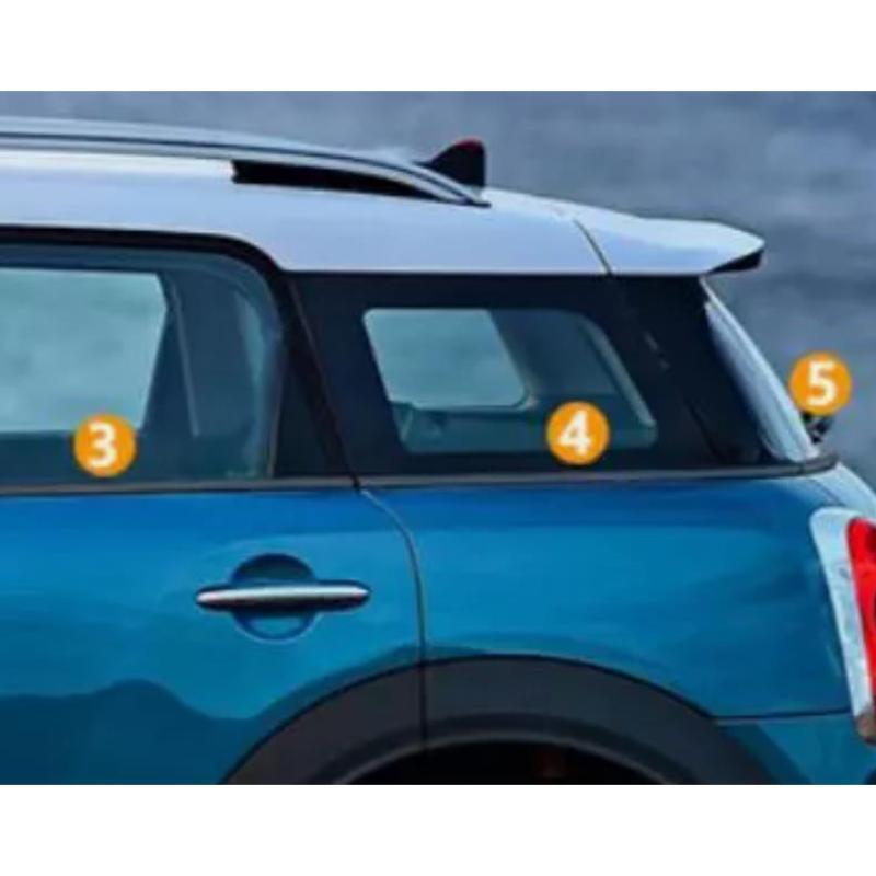 Gloss Black Car Window Trim Stainless For Mini Cooper Countryman R60 ...