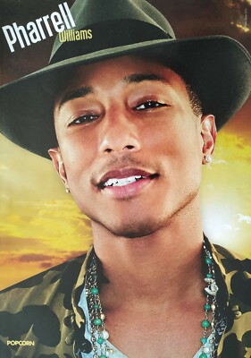 PHARRELL WILLIAMS - A4 Poster (ca. 21 x 28 cm) - Clippings Fan Sammlung ...