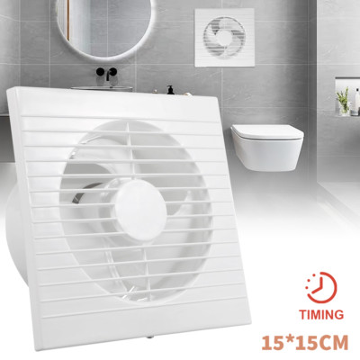 INTERVENT 4" 100mm STANDARD, TIMER EXTRACTOR FAN BATHROOM, TOILET ...