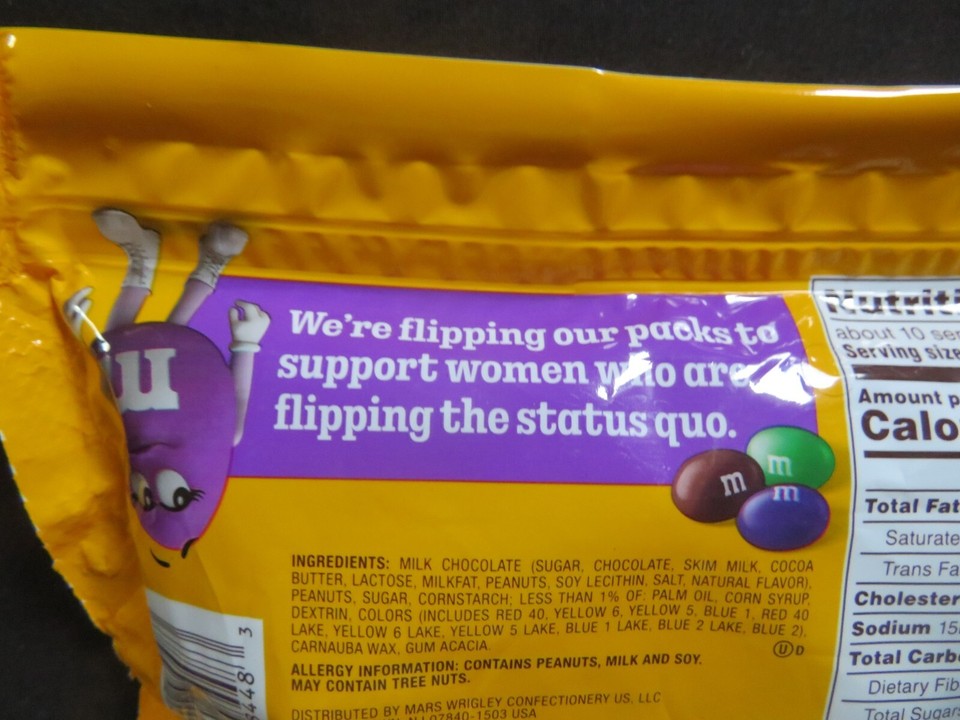 (1) Peanut M&M's Candies Supporting Women Flipping The Status Quo 10.05 ...
