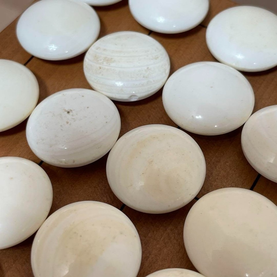 Rare Vintage Japanese Go-Board with Legs Authentic IGO Game W/Goishi | eBay