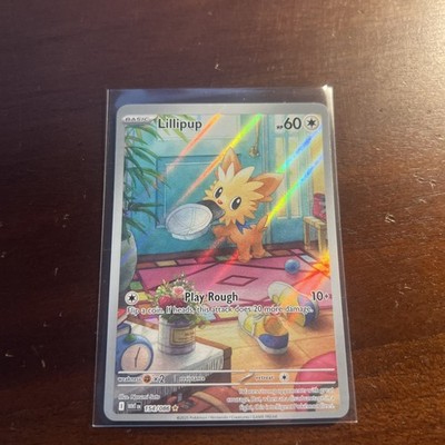 Pokémon TCG Lillipup 154/086 White Flare Illustration Rare Card NM/M ...
