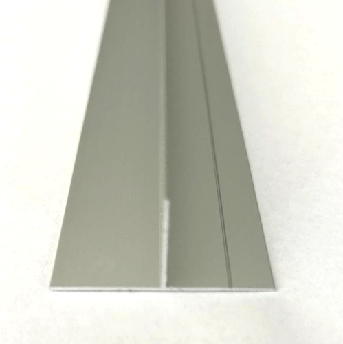 42" Clear Anodized Aluminum T Bar Trim 2" Wide 1" High .031" Thick No ...