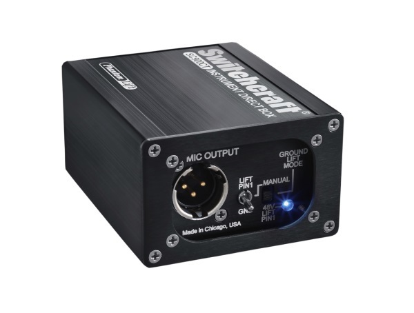 Switchcraft SC900CT Instrument direct box with ground lift operated by ...