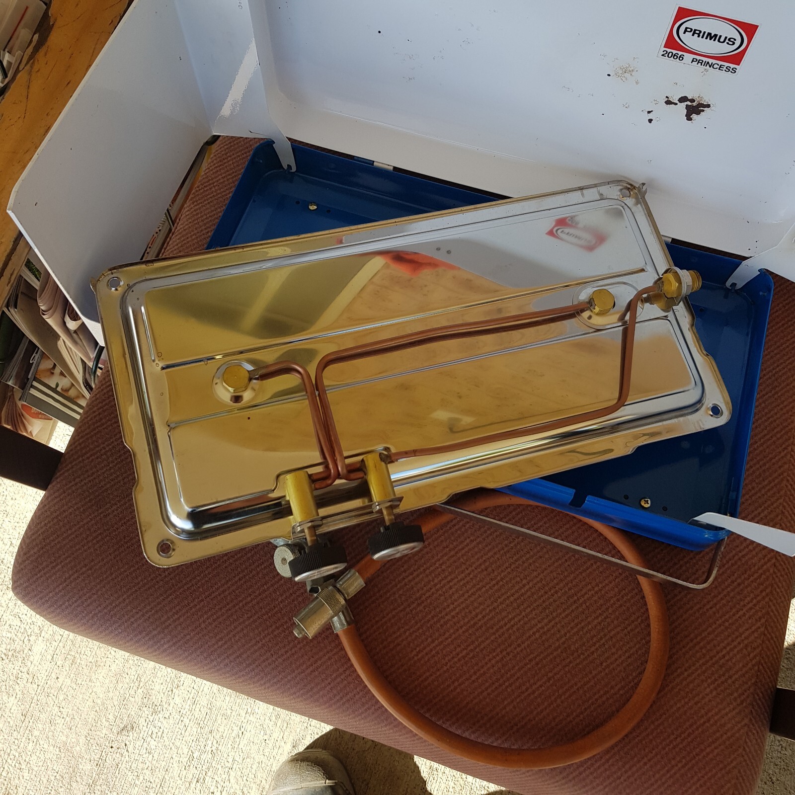 Vintage Primus 2066 princess Two Burner Gas Stove Primus with Tap-Hose ...
