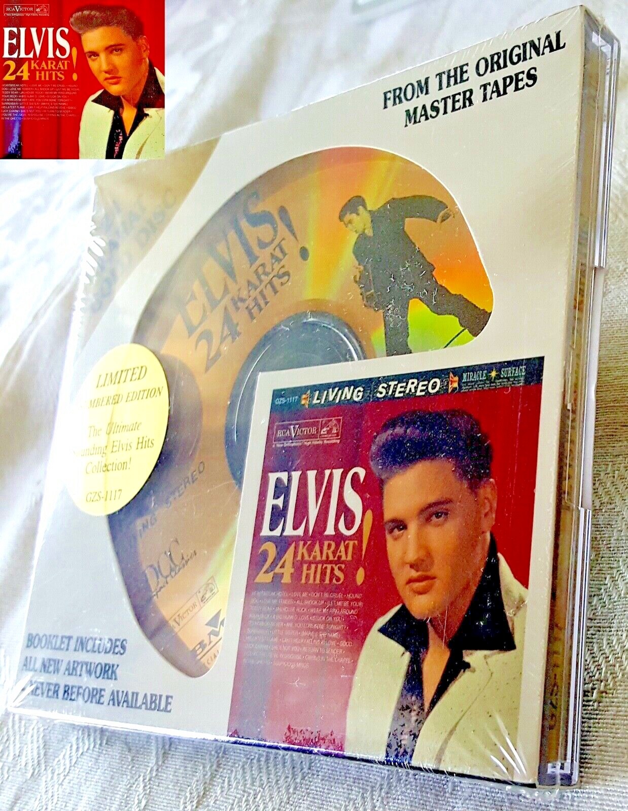 ELVIS PRESLEY 24 KARAT HITS! DCC 24K GOLD CD Audiophile Ltd.Ed #'d ...