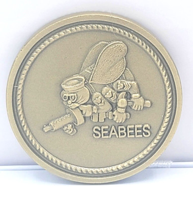 United States Navy Seabee. "Steelworker" Seabees Challenge Coin | eBay