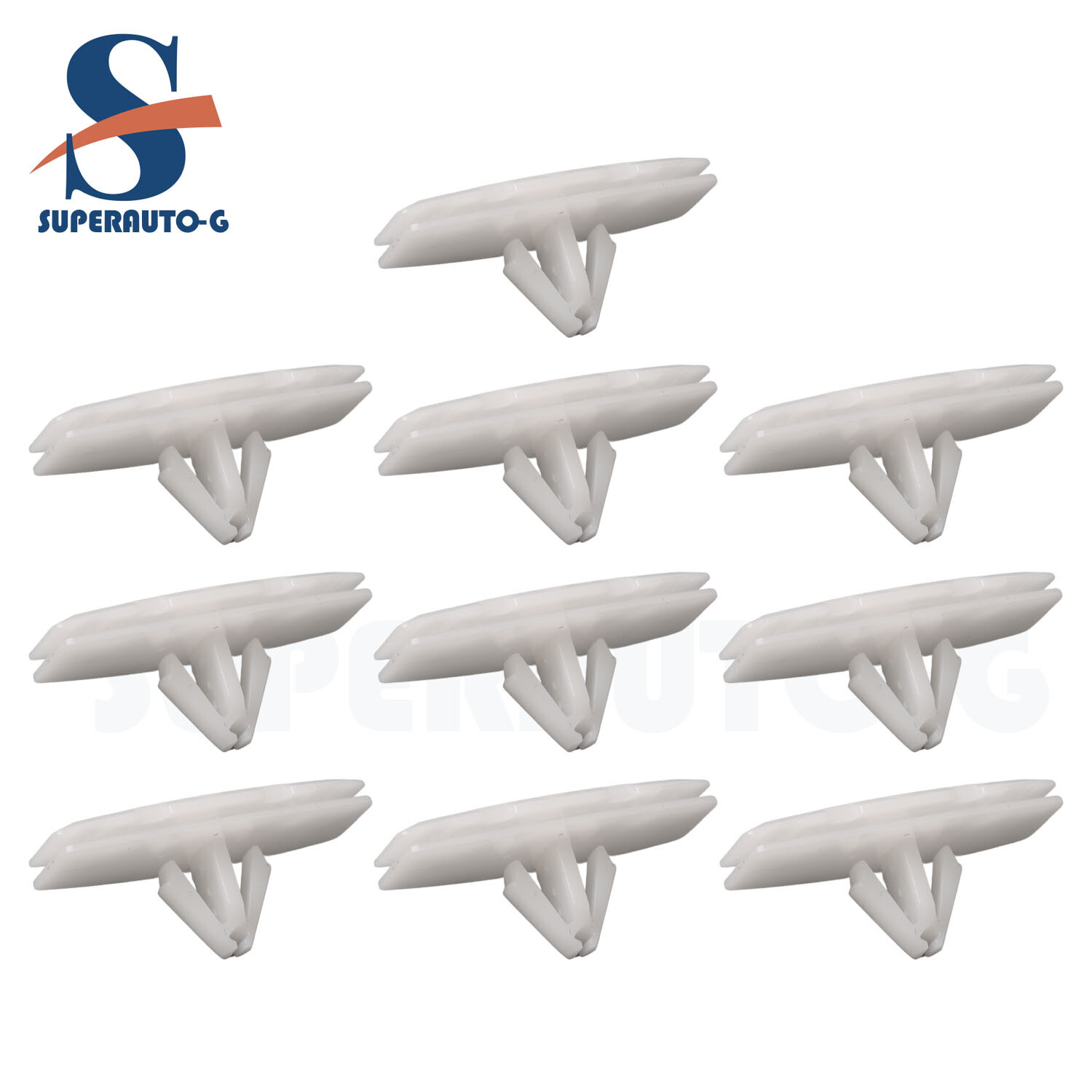 White Plastic Retainer Clips Set of 10 for Jeep Gladiator 2020 3.6L ...