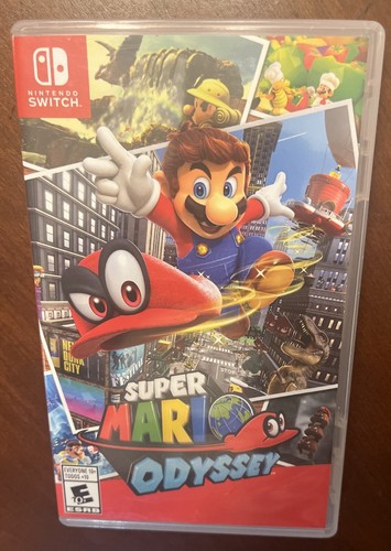 EMPTY CASE ONLY! Super Mario Odyssey - Nintendo Switch - No Game | eBay