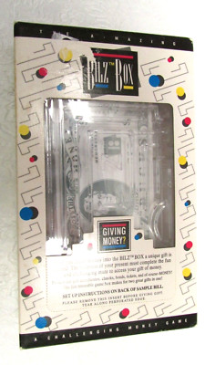 BILZ OBSTACLE CASH MAZE GAME Bank The Money Giving Gift Box Puzzle ...