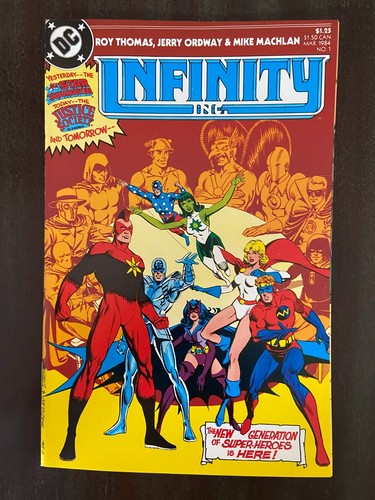 Infinity Inc. 1 NM Roy Thomas Jerry Ordway Cover and Art | eBay
