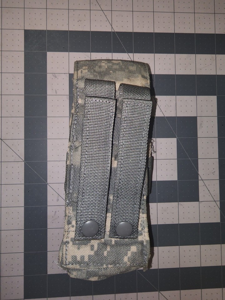 ACU Single Molle Pouch 5.56 Double Rifle Mag Ammo Pouch 1x2 MOLLE ...