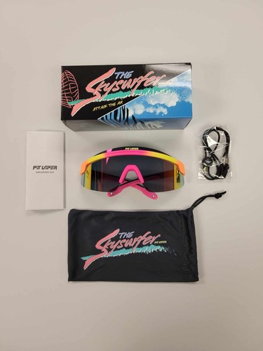 Pit Viper The Italo Skysurfer Polarized Pink/Purple Sunglasses NIB RARE ...