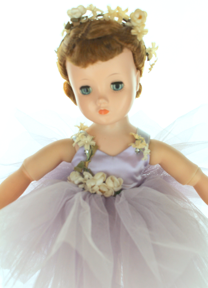 Vintage Madame Alexander 16" Elise Ballerina Doll Purple Tutu Dress ...