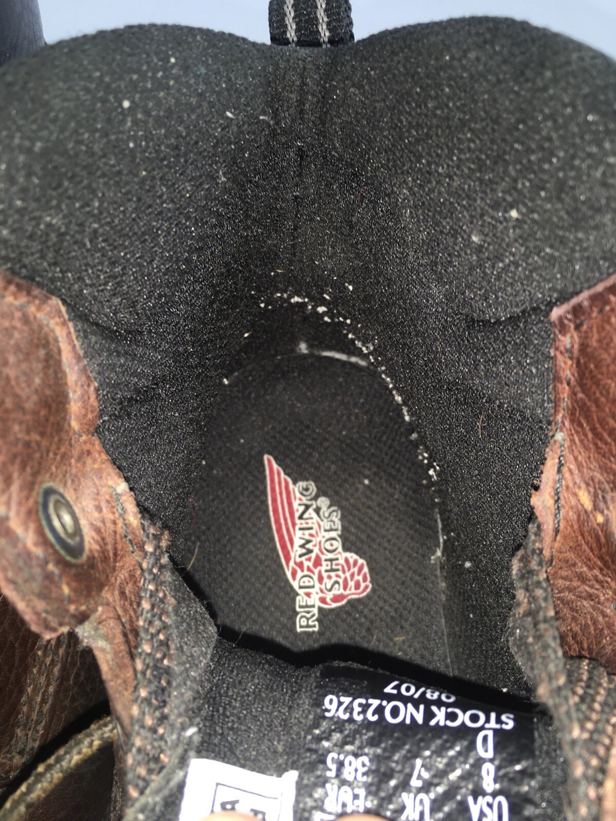 Red Wing 2326 Brown Women’s Supersole 6-Inch Work Boot Steel Toe EH Sz ...