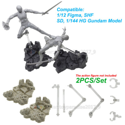 Tamashii Effect Impact Action Rock Effect Figure Stand Holder Base ...