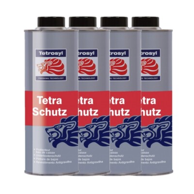 4x Schutz Underseal Underbody Rust Protector 1L Litre Tetraschutz ...