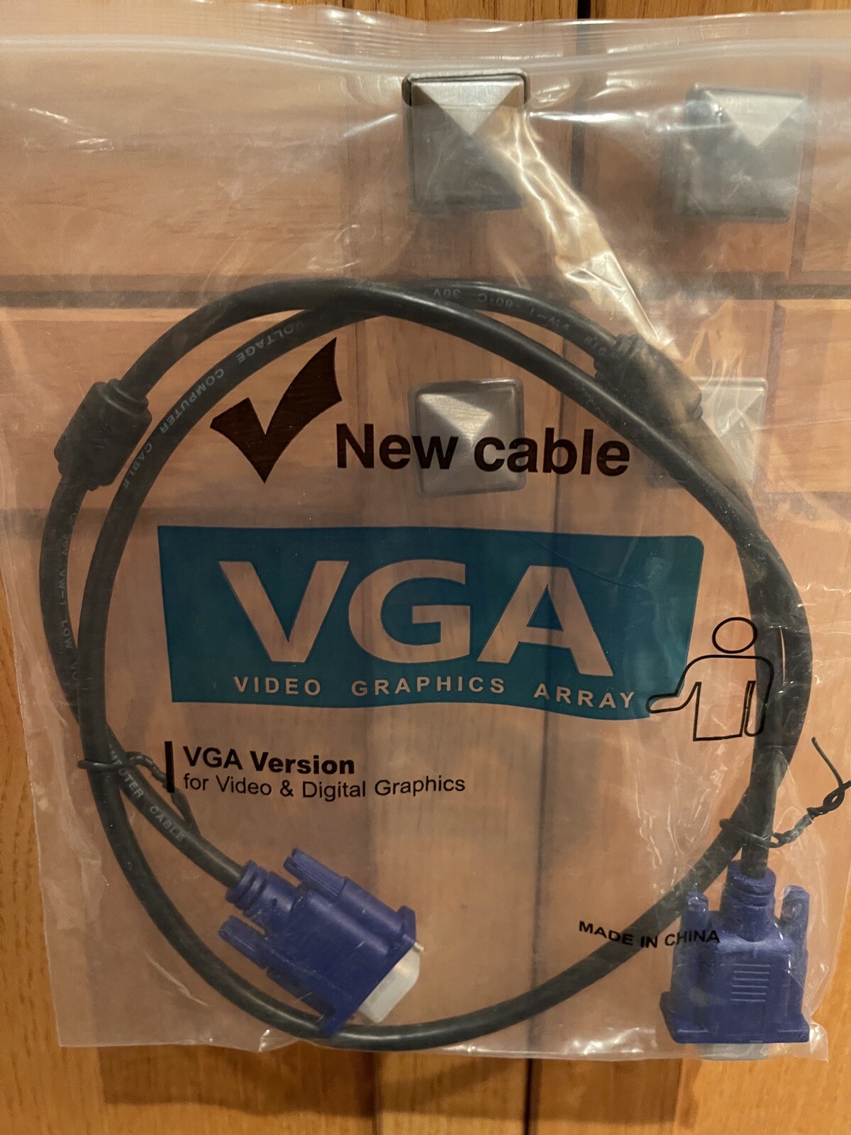 VGA version Video Graphics Array Extension Cables HD 15 Pin VGA To VGA ...