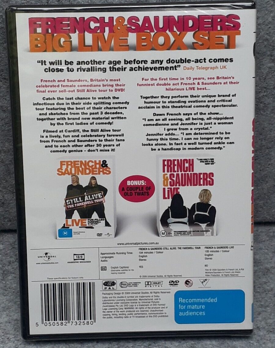 French And Saunders - Big Live | Boxset (Box Set Box Set, DVD, 2000 ...