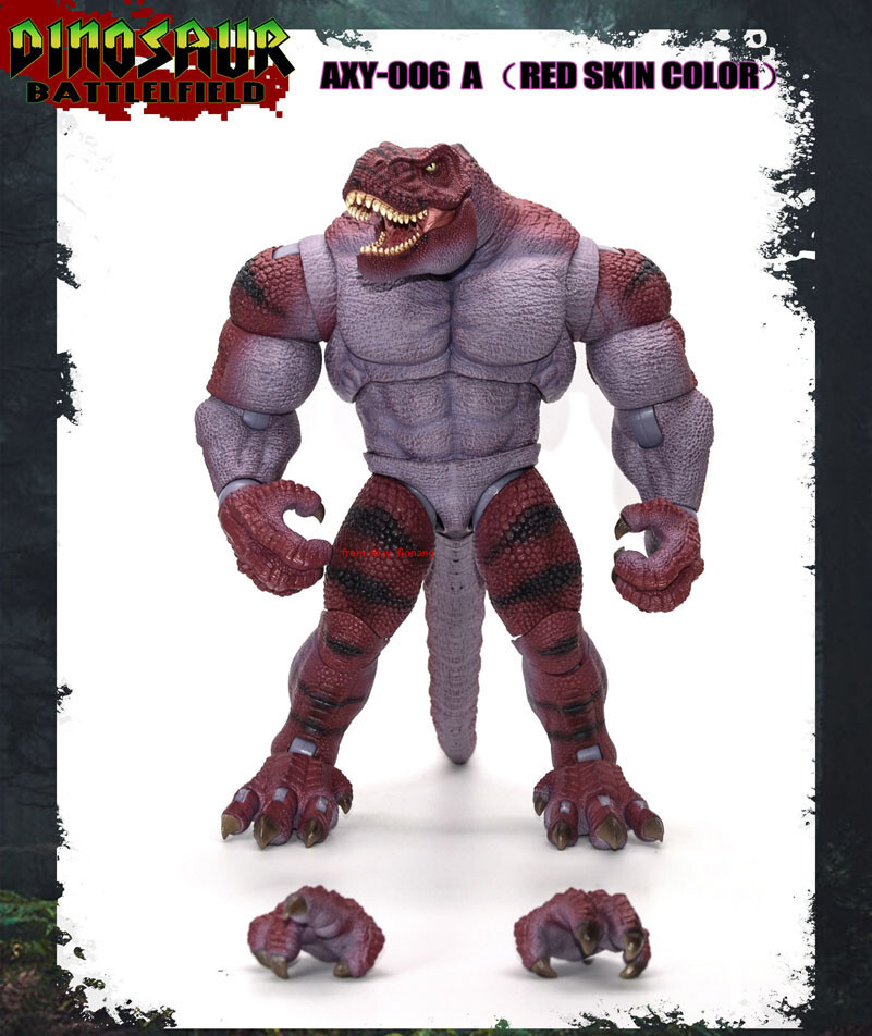 AXYTOYS Dinosaur Battlefield Carnivorous Tribe King Tyrannosaurus Rex ...