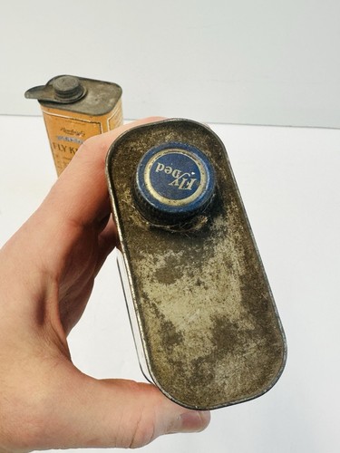 Lot Of 2: ATQ/VTG FLY KILLER (FLY DED/PYRETHRO) Ad Screw Top Tin Cans ...