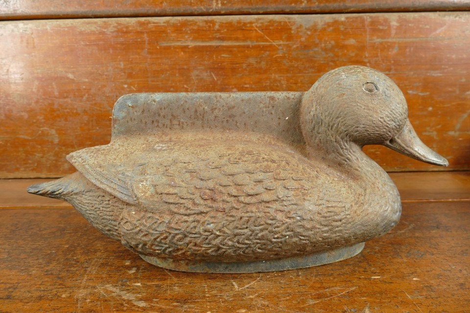 Vintage Cast Iron Loon Duck Boot Scraper Primitive Dotson Co Mankato ...