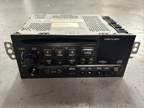 98-02 Chevy Camaro S10 Blazer MONSOON Factory CD Player Radio DELCO-OEM ...