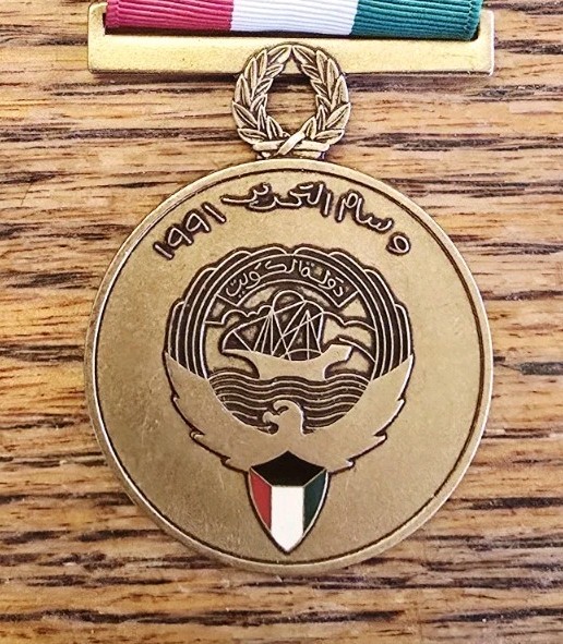 Liberation of Kuwait Medal Iraq Gulf War Desert Storm Military Army ...
