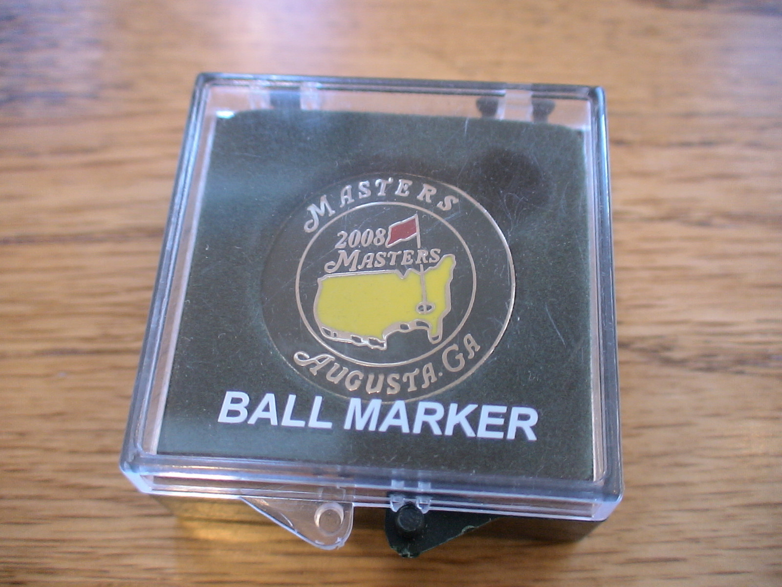 2008 MASTERS GOLF BALL MARKER AUGUSTA NATIONAL TREVOR IMELMAN PGA NEW ...
