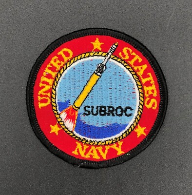 United States Navy SUBROC Non Hook And Loop Back Patch | eBay