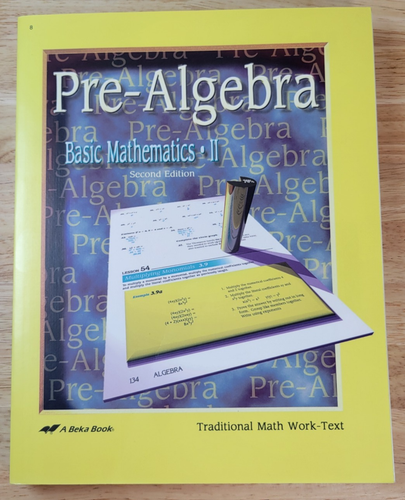 A Beka Pre-Algebra Basic Mathematics II Work-Text Student Book Second Edition | eBay