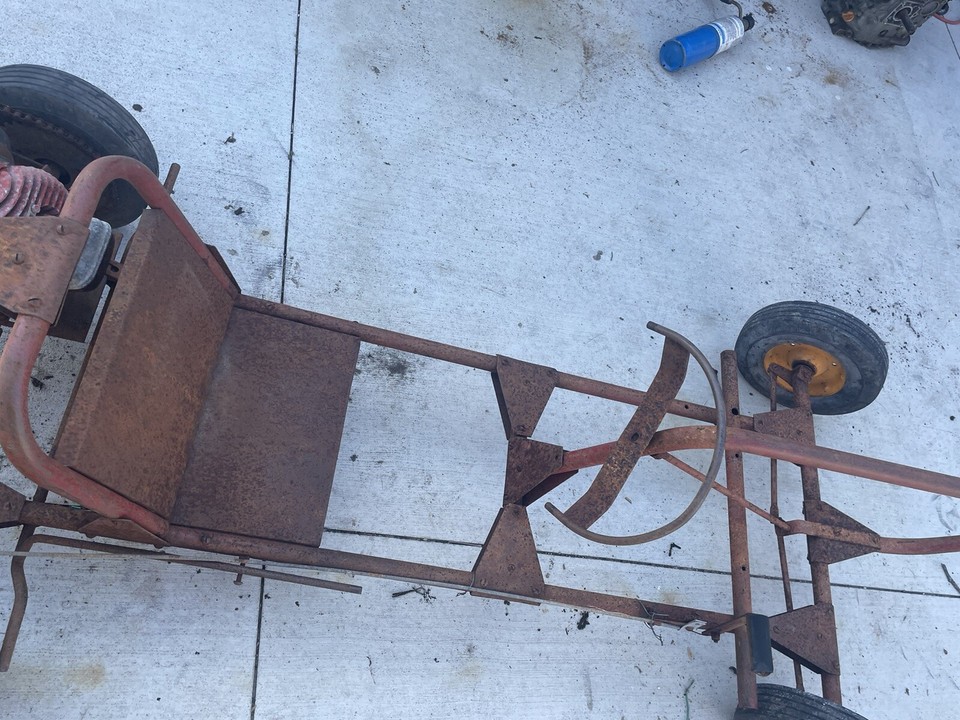 Vintage Go Kart Clinton 2 Cycle Project Yazoo Dragster | eBay