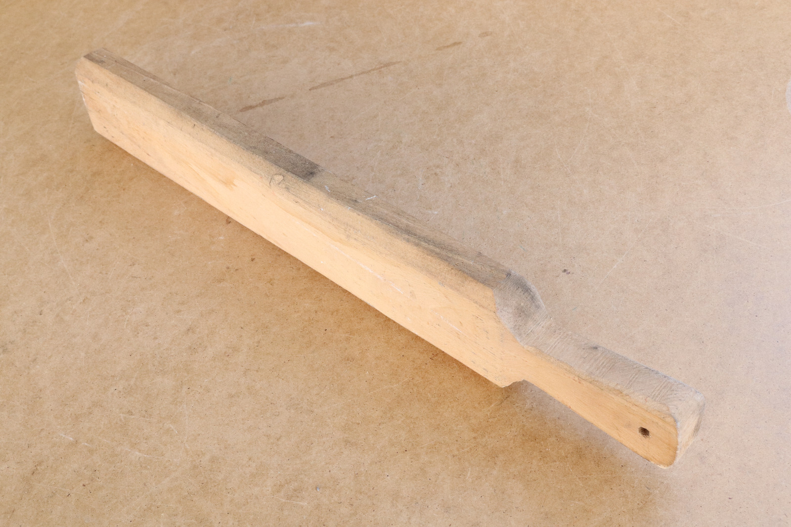 Old Antique Primitive Wooden Rug Laundry Beater Washing Paddle Board ...