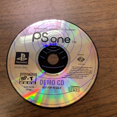 PS One Demo Disc CD Sony Playstation 1 PS1 PSOne Wherever Whenever ...