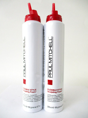 Paul Mitchell Flexible Style Sculpting Foam 6.7 oz (dented) 2 Pack | eBay