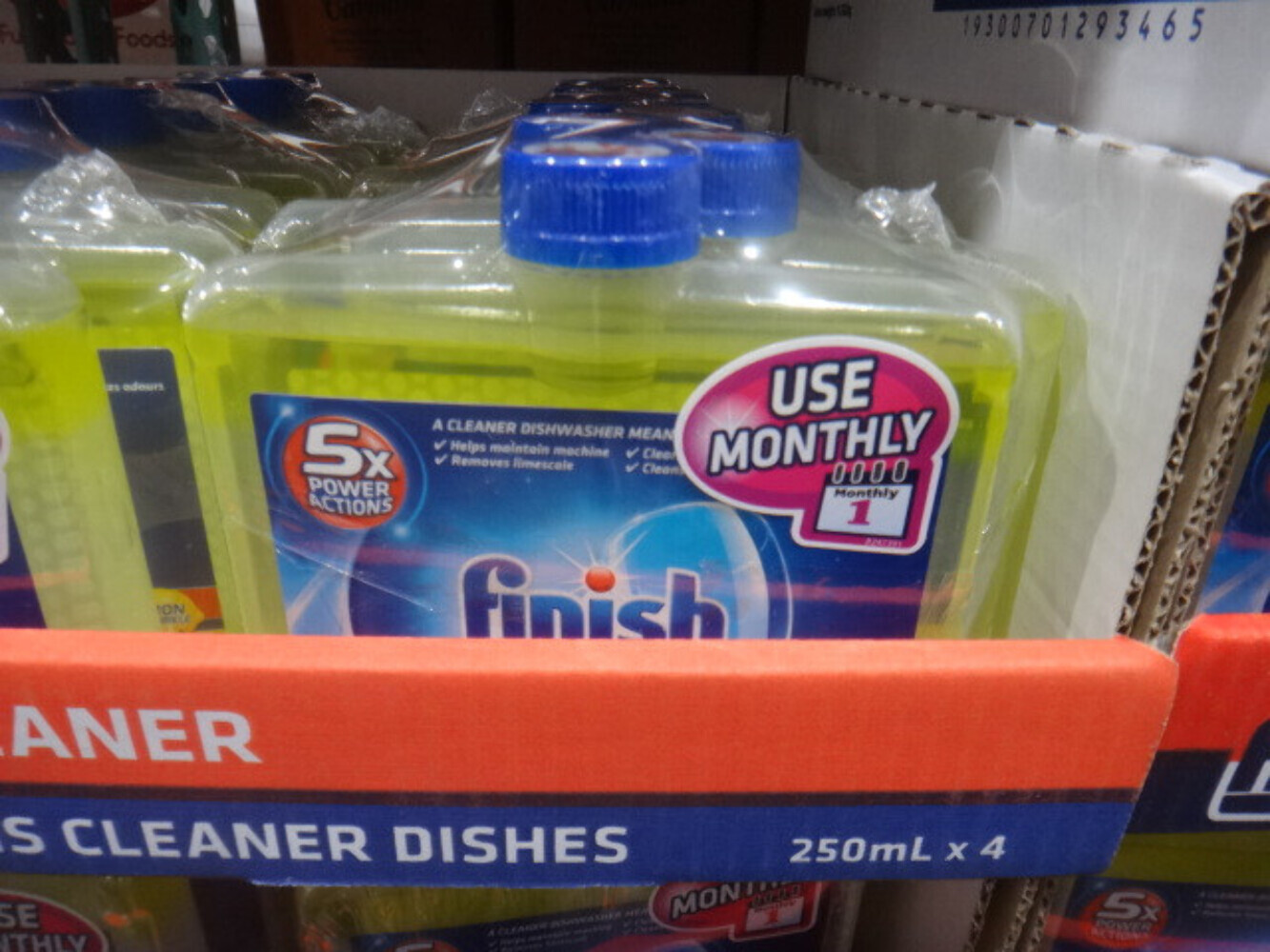 Finish Dishwasher Cleaner 4 x 250ml | eBay Australia