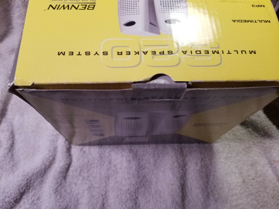 BENWIN Multimedia Speaker System-Laptops/Desktop Computers/MP3 & CD ...