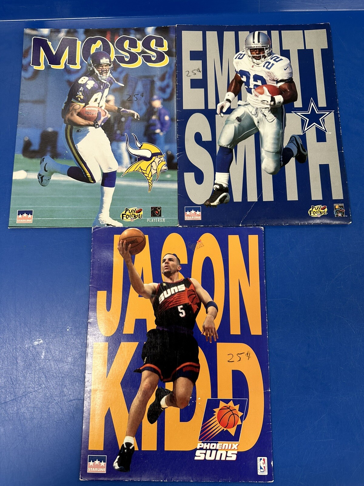 Starline Lot Of 3 Vintage 90's NBA NFL School Pocket Folders Cowboys ...