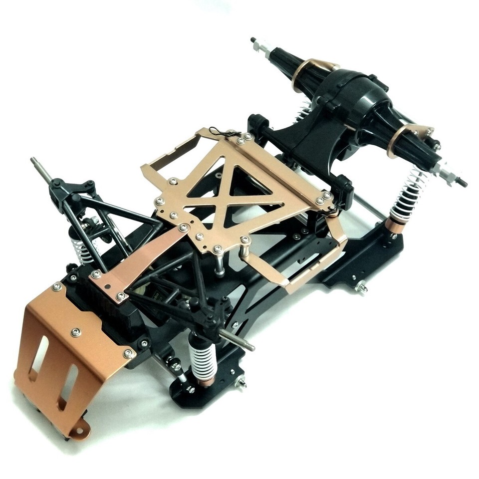 Aluminum Chassis Frame Kit for Tamiya CW-01 Lunch Box Unimog 406 ...