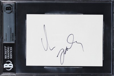 Chris Farley Tommy Boy Authentic Signed 4x6 Cut Signature BAS Slabbed ...