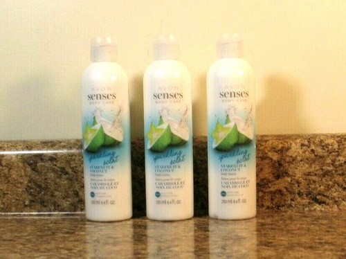 Avon Senses Body Lotion Starfruit & Coconut Scent LOT Of 3 NEW | eBay