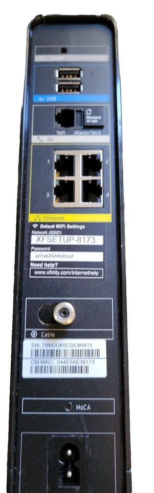 Arris TG1682G Dual Band Wireless Modem Router w/o Cord INFINITY | eBay