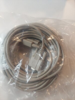 Lot Of 2 DB9M to DB9F Serial Cable 50 Ft Long New in package | eBay