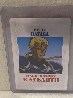 MAGIC KNIGHT RAYEARTH - Chase PC-14 - RAFAGA Platina Card - RARE ...